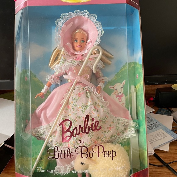 Mattel | Toys | Nib Barbie As Little Bo Peep Who Lost Sheep Wiwhite ...
